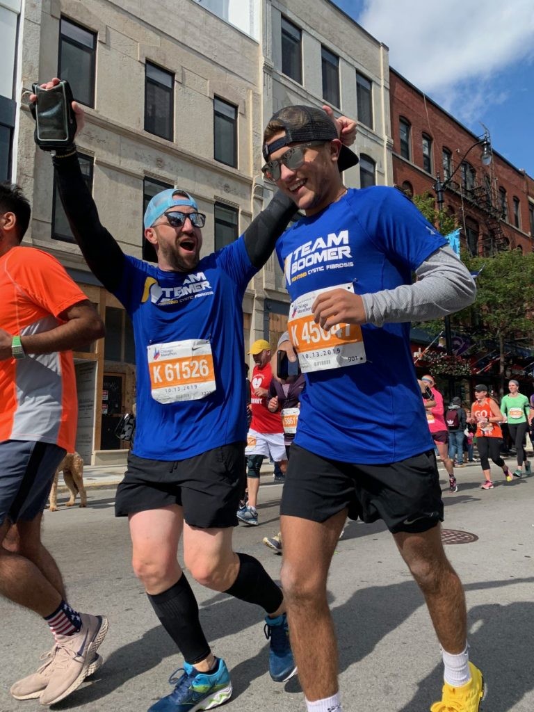 Michael Davis runs Chicago Marathon with Cystic Fibrosis, sets record ...