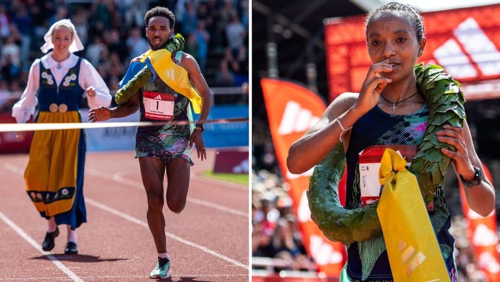 Ethiopians Ashenafi Moges and Sifan Melaku runs away with titles at 2023 Stockholm Marathon ...