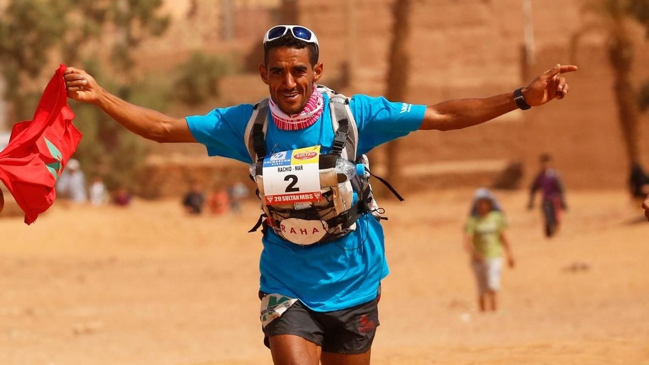 Moroccan Rachid claimed his sixth victory in the Marathon Des Sables ...