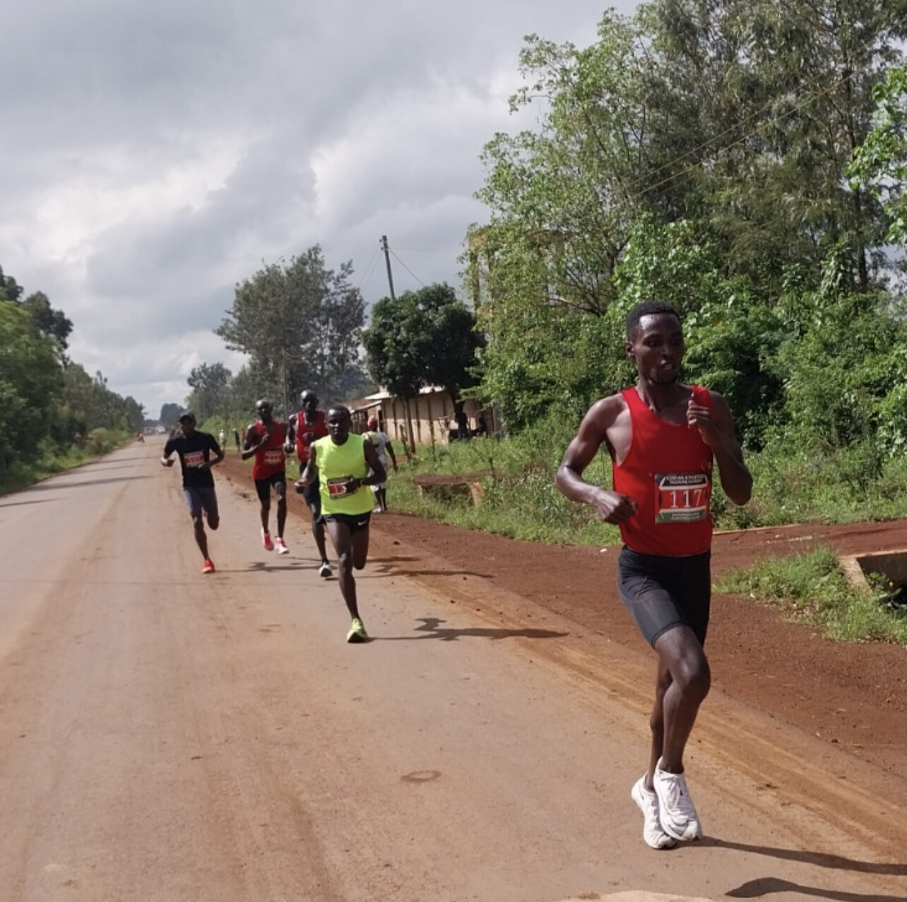 Peter Mwaniki again wins the 20th edition of the KATA monthly time trial in Thika Kenya clocking ...