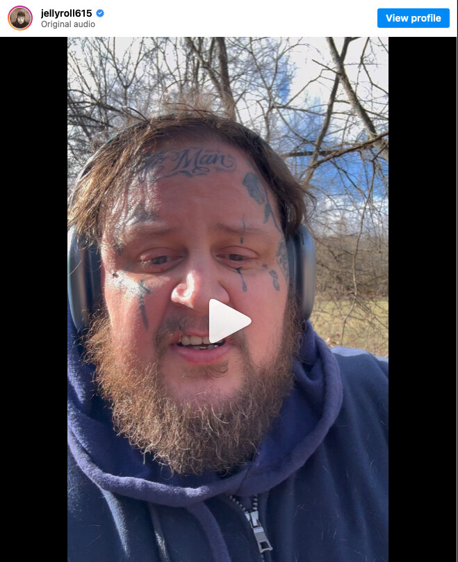 Country Star "Jelly Roll" Is Training for His First 5K - Running News ...