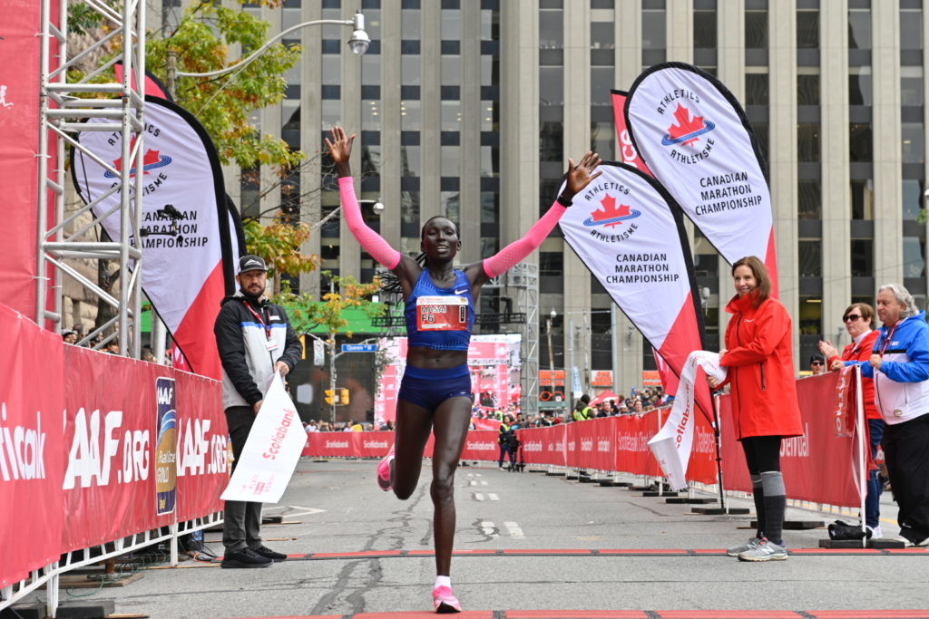 Toronto Marathon champion Magdalyne Masai has set her eyes on running ...
