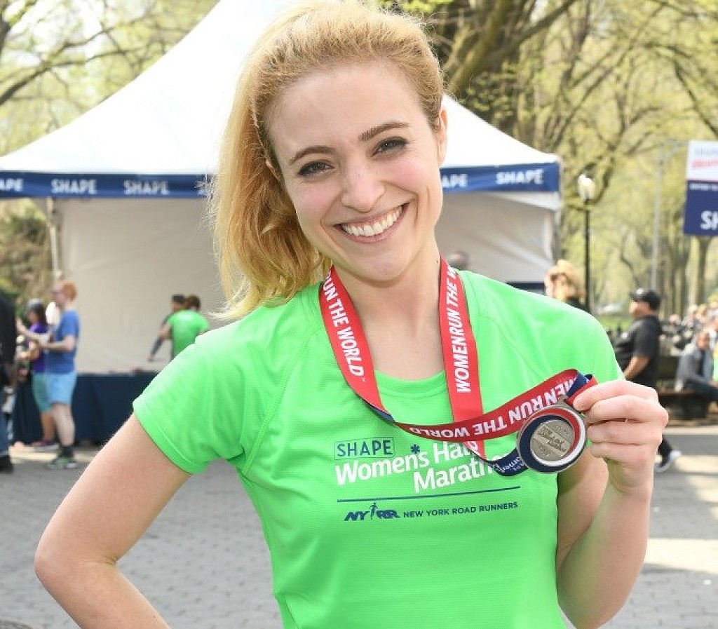 Actress and singer Christy Altomare is training to run her first ...