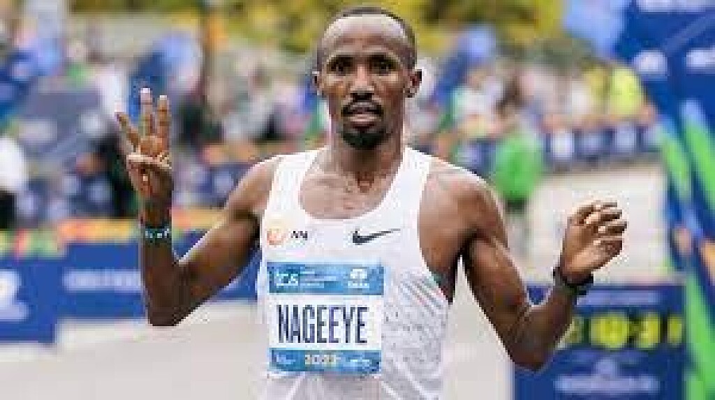Abdi Nageeye on a record hunt during the 48th NN CPC Loop Den Haag ...
