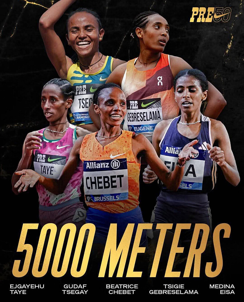 Clash of Titans: Women's 5000m Showdown at the 2025 Pre Classic - Running News Daily by My BEST ...